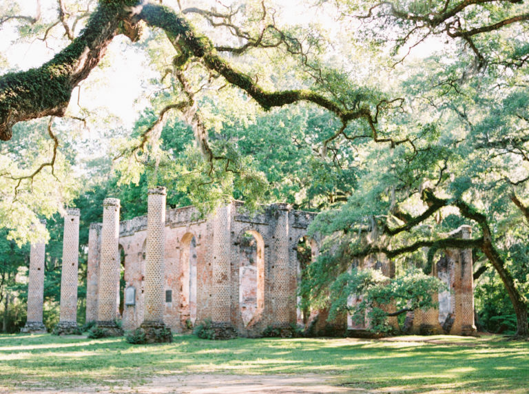 Mary Catharine & Cody's Engagement Session at Old Sheldon Church Ruins ...