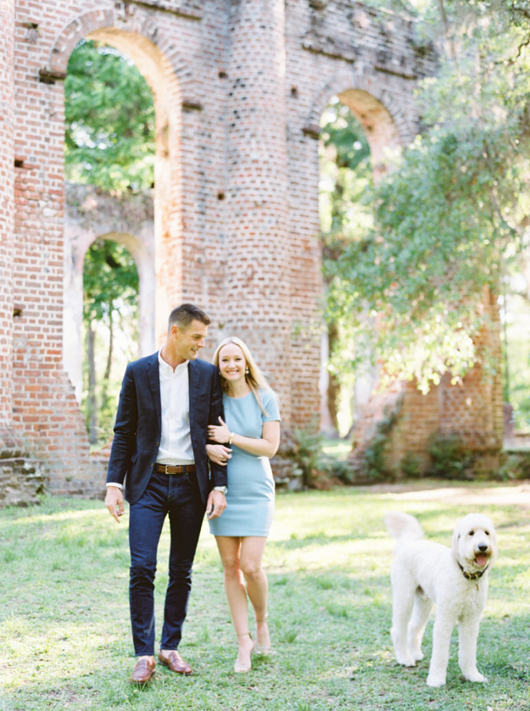 Mary Catharine & Cody's Engagement Session at Old Sheldon Church Ruins ...
