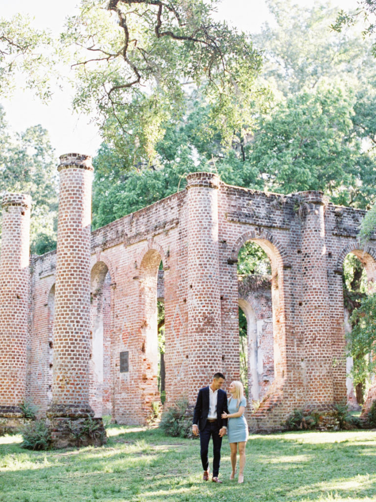 Mary Catharine & Cody's Engagement Session at Old Sheldon Church Ruins ...